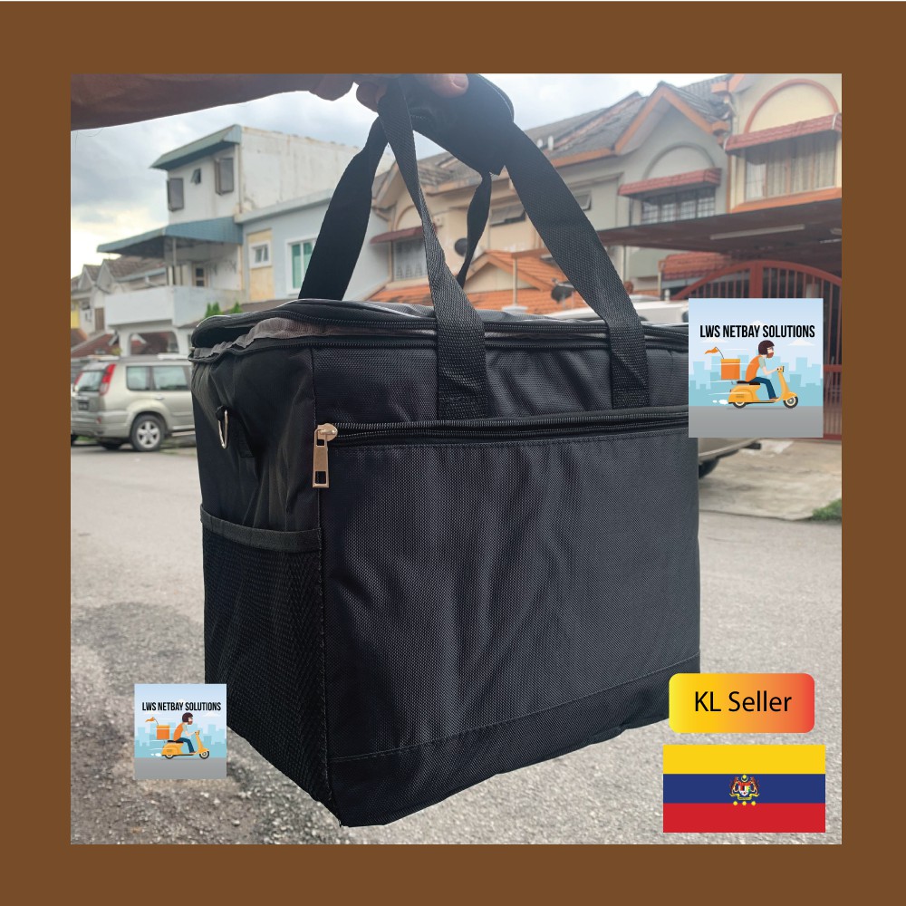20 LITRE / 30 LITRE Food Delivery Takeway bag Warmer Cooler bag Rider ...