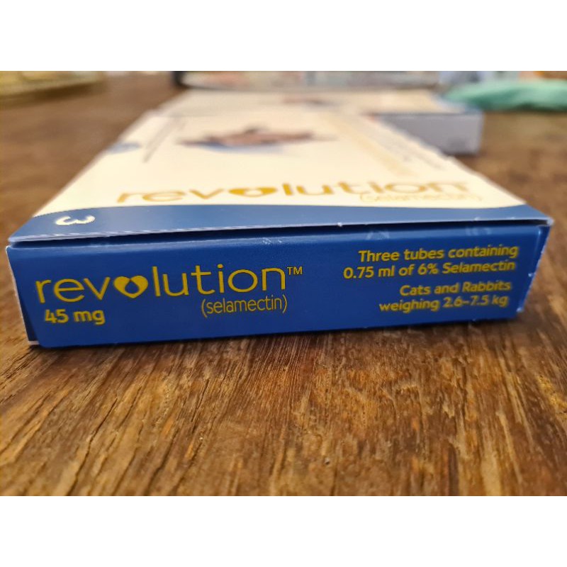 Revolution Topical Spot-on Solution for Cats and Rabbits weighing 2.6-7 ...