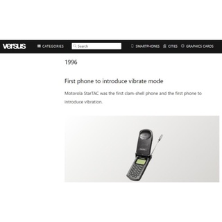 มือถือฝาพับรุ่นแรกของโลก Motolora StarTAC 3000 Analog แท้ (1996 ...