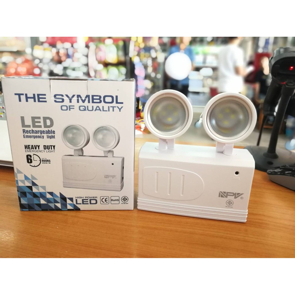 จงชัยไลท์ติ้ง NPV ไฟฉุกเฉิน ไฟสำรอง 4W LED EMERGENCY LIGHT (สีขาว ...