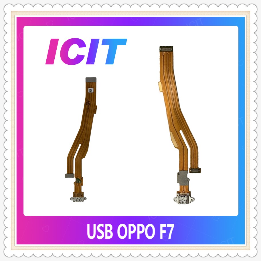USB OPPO F7/F7 Youth อะไหล่สายแพรตูดชาร์จ แพรก้นชาร์จ Charging ...