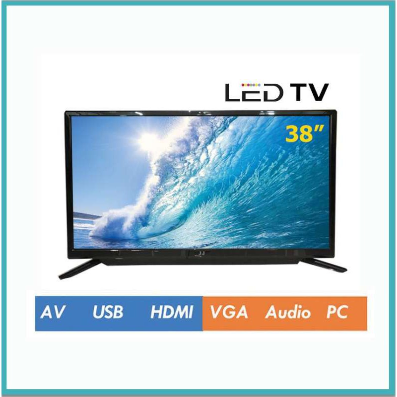 JJ TV 38 นิ้ว Digital Television LED TV HD Ready โทรทัศน์ HDMI+AV+USB ...