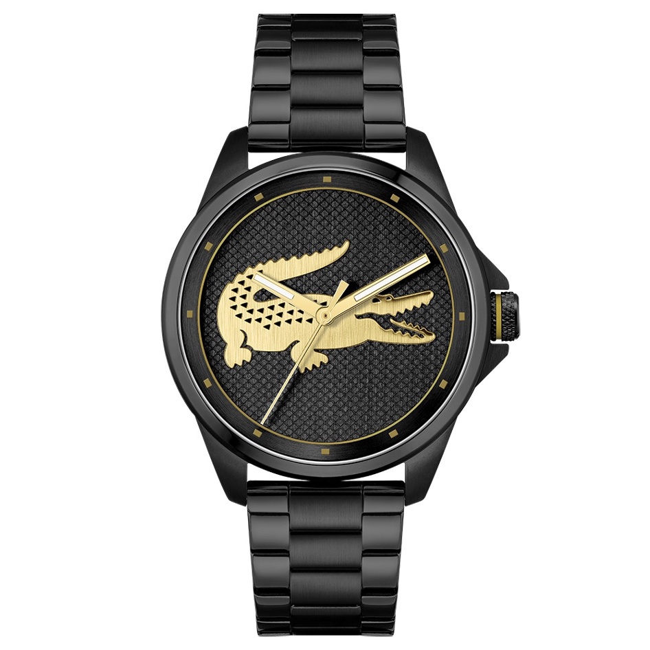 LACOSTE Le Croc รุ่น LC2011175 นาฬิกาข้อมือผู้ชาย สายสแตนเลส สีดำ ...