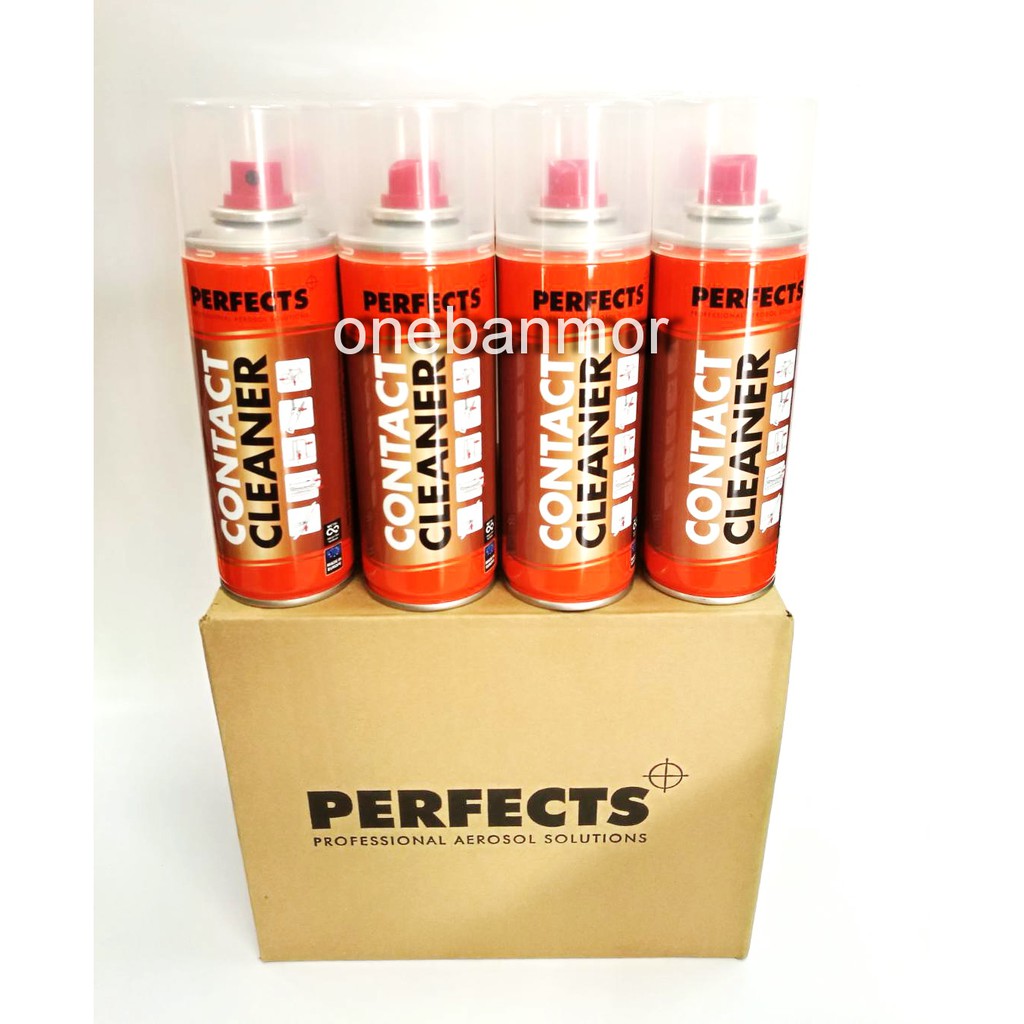 สเปร์ย ล้างหนาสัมผัส Perfects Contact Cleaner แดง ยกลัง12กระป๋อง มีสาร ...