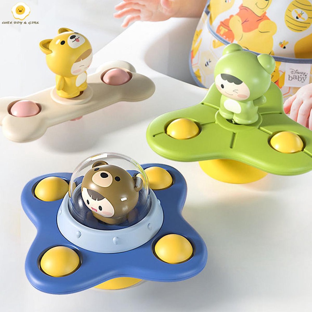 [3PCS/SET] ของเล่นสปินเนอร์ Spinner Toy ติดโต๊ะ ติดผนังอาบน้ำ สำหรับ ...