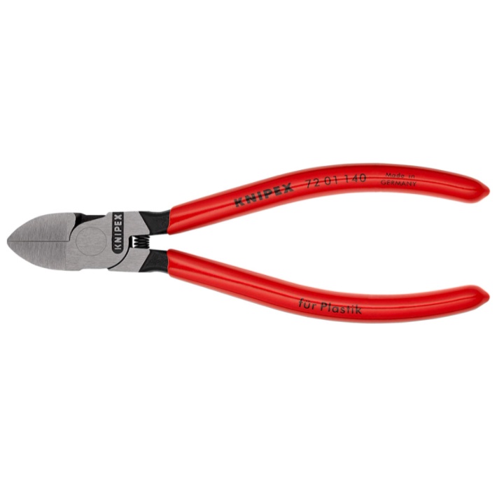 KNIPEX NO.72 01 140 Diagonal Cutters for plastics (140mm.) Factory Gear ...