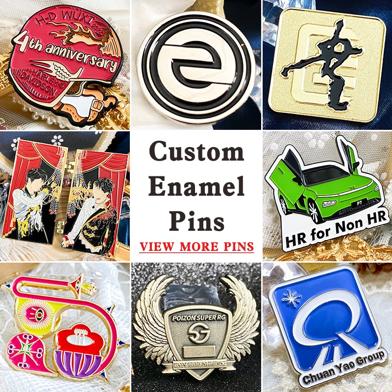 [Minimum 10pcs]Custom Enamel Pin Lapel Graduate Diy Brooch Coin Metal ...