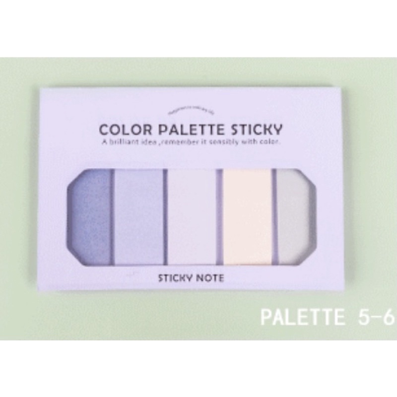 พาเลทโน๊ตแบบกาว Color Pallate Sticky Note มี 8โทนสี โพสอิท, เครื่อง ...