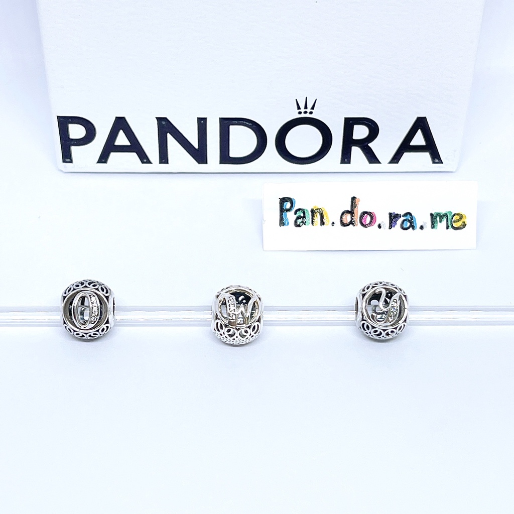 [พร้อมส่ง สินค้าแท้ 💯] Pandora Vintage Charm ตัวอักษร | Shopee Thailand