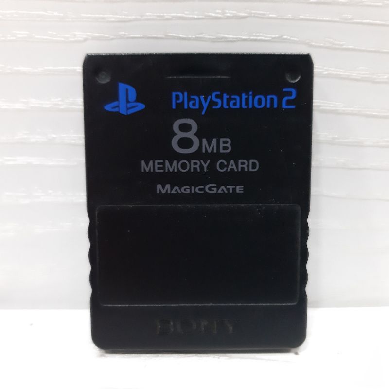 PS2 Memory Card แท้ Sony มือสองญี่ปุ่น สีดำ และสีอื่นๆ เมม เพลย์สอง เซฟ ...