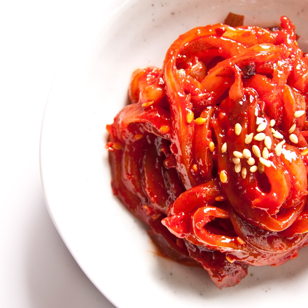 พร้อมส่ง 오징어젓 กิมจิปลาหมึก Salted Seasoned Squid(Ojingeo-jeot) | Shopee ...