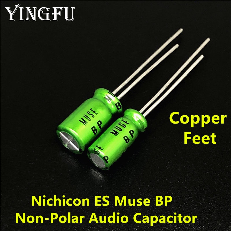 Nichicon MUSE BP ES (Bi) ตัวเก็บประจุเสียง HiFi 4.7uf 10uf 22uf 47uf ...