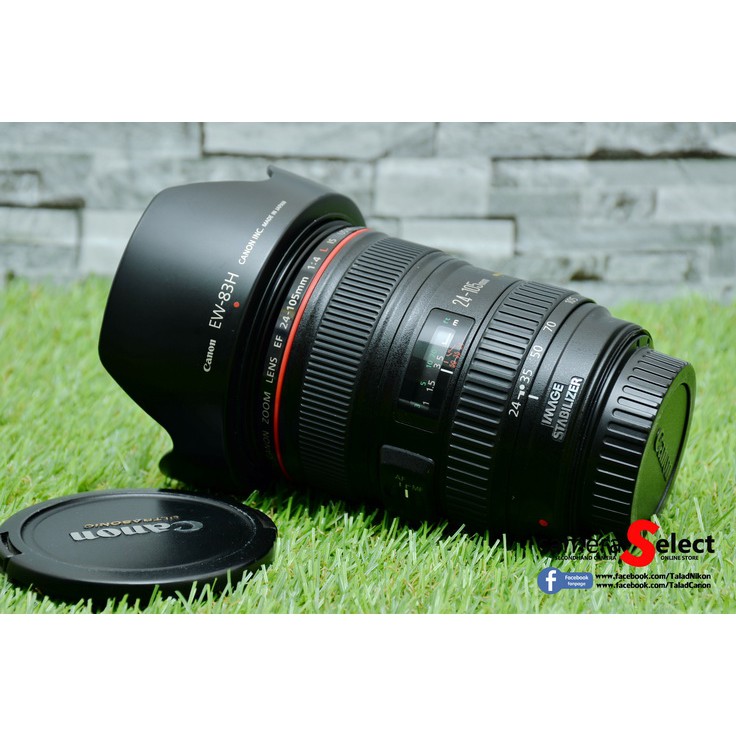 เลนส์ Canon EF 24-105 F4L รหัส UA สภาพนางฟ้า อดีตประกันร้าน พร้อมฮูดแท้ เลนส์ใส ใช้ได้ดีเต็มระบบ ...