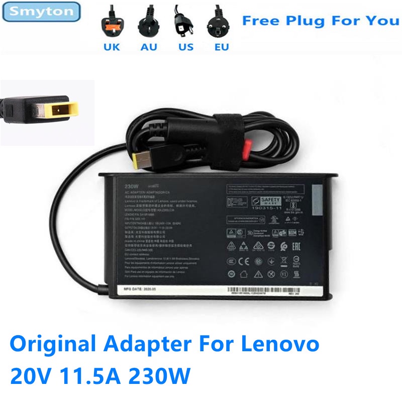 Original 230W AC Adapter Charger For Lenovo THINKPAD 20V 11.5A 230W ...