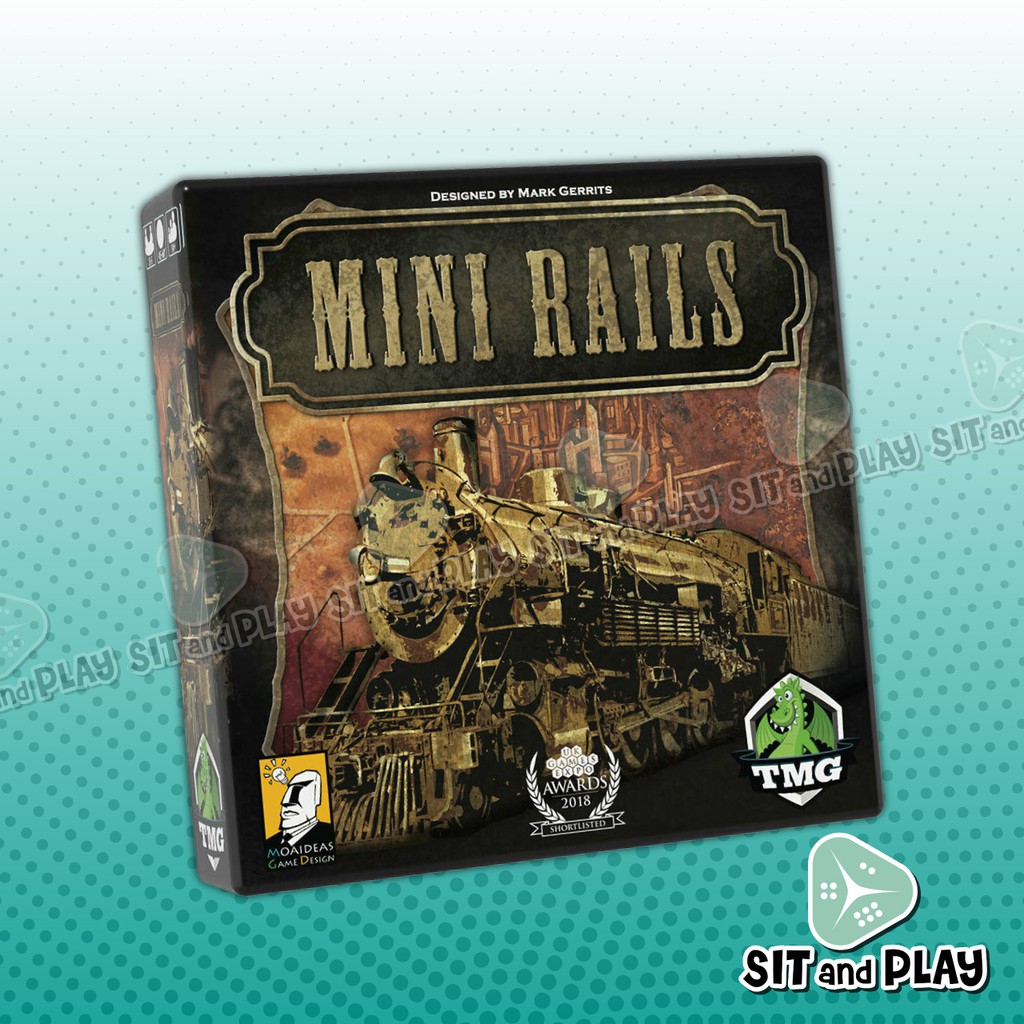 Mini Rails - Board Game - บอร์ดเกม เวอร์ชั่นภาษาอังกฤษ | Shopee Thailand