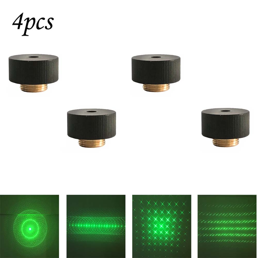 เลเซอร์สายตา4pcs Green Laser Pointer Star Cap Lasers 303 Powerful ...