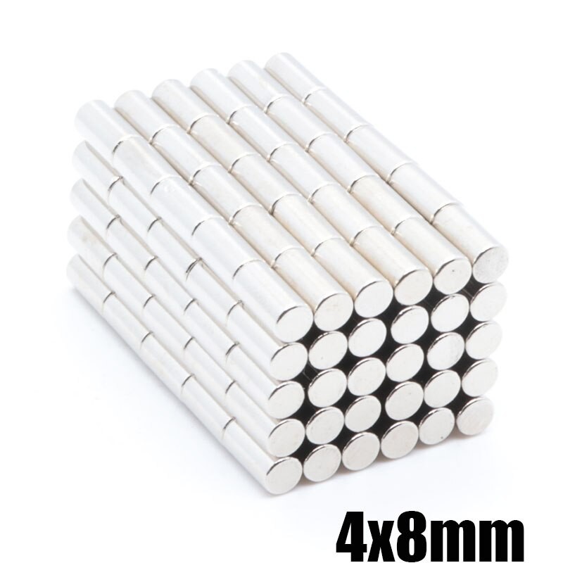 5ชิ้น แม่เหล็ก 4x8มิล Magnet Neodymium 4x8mm แม่เหล็กแรงสูง 4*8mm ...