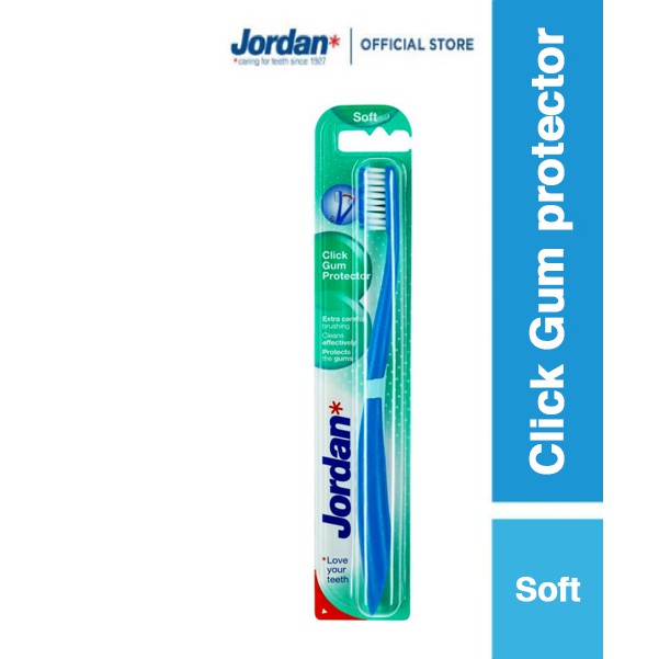 แปรงสีฟัน Jordan Click Gum Protector Soft คลิกกัมพ์ โพเทคเตอร์ ซอฟท์ ...