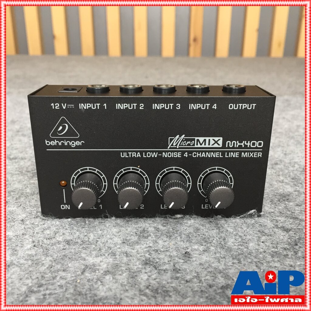 BEHRINGER MX-400 Micro Mixer มิกเซอร์ขนาดเล็กแบบ 4 ชาแนล MX 400 MX 400 ...