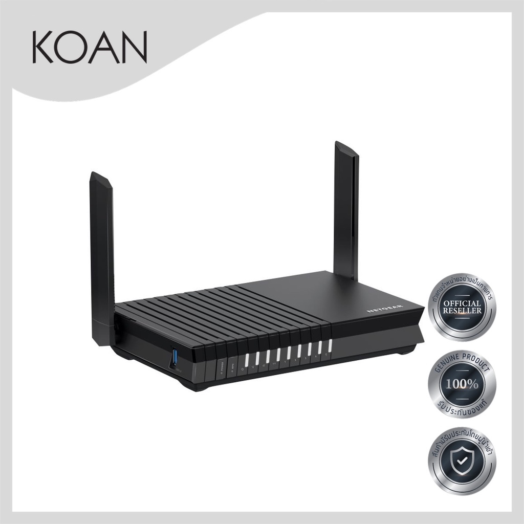 Netgear Nighthawk 4-Stream WiFi 6 Router AX1800 [RAX20] | Shopee Thailand
