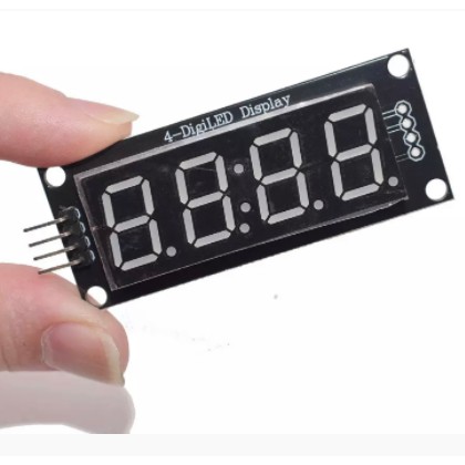TM1637 4-Digit LED 0.56" Clock Double Dots Module โมดูลแสดงค่าตัวเลข 4 ...