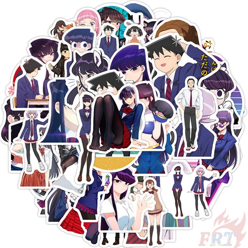 50Pcs/Set Komi Can't Communicate Series 01 Komisan Stickers DIY Fashion ...