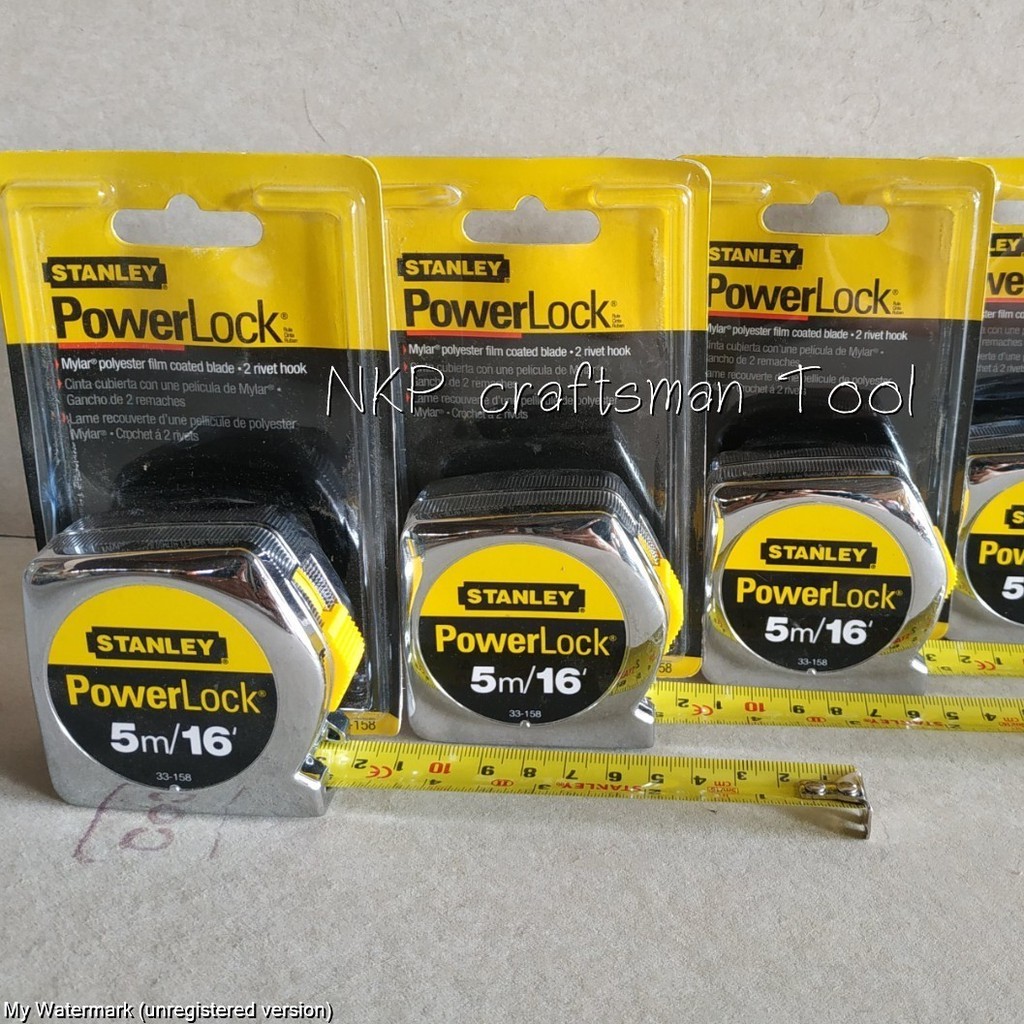 ตลับเมตร STANLEY 5 เมตร POWER LOCK ของแท้ 100% (ราคาต่อชิ้น) | Shopee ...