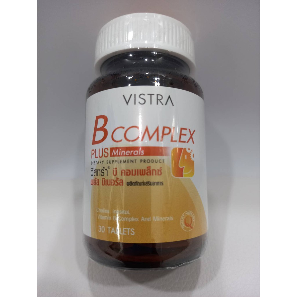 VISTRA B-Complex plus mineral วิสทร้า บีรวม และแร่ธาตุ | Shopee Thailand