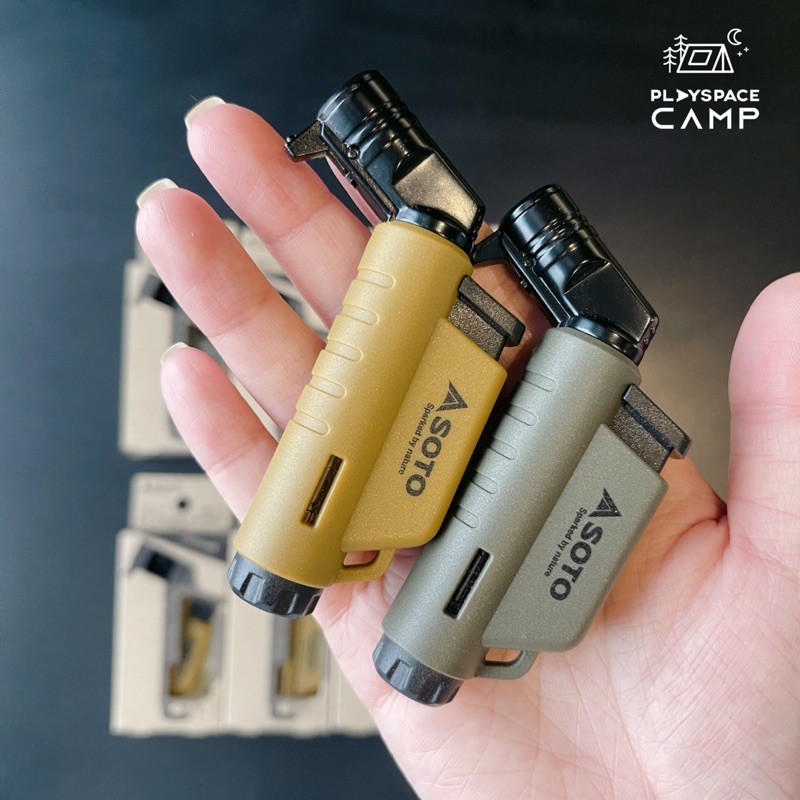 Soto ST-486 ที่จุดไฟฟู่ พกพา (สีเทา/สีน้ำตาล) | Shopee Thailand