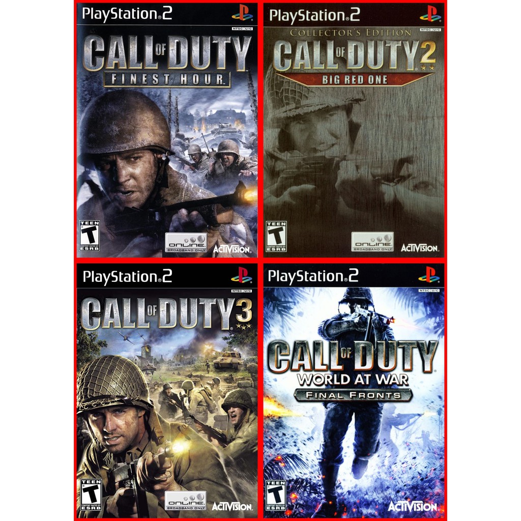 Call of Duty Playstation 2 (คอออฟดิวตี้) ทุกภาค PS2 | Shopee Thailand