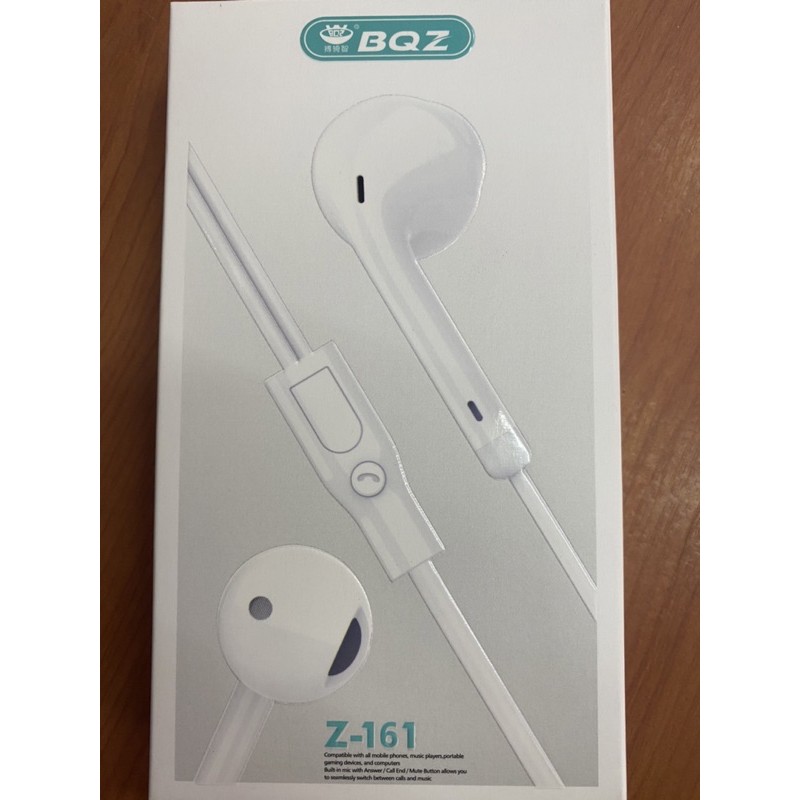 หูฟัง BQZ รุ่น Z-161 งานรับประกัน ใช้ได้กับมือถือทุกรุ่นทุกยี่ห้อ | Shopee Thailand