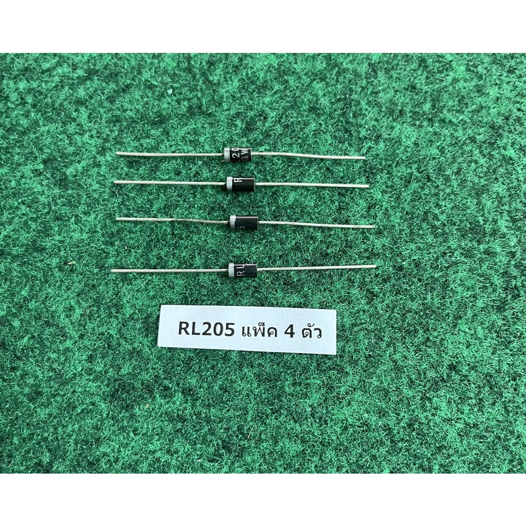 Fast Recovery Rectifier Diode RL205 , RL206 , RL207 , แพ็ค 4 ตัว ...