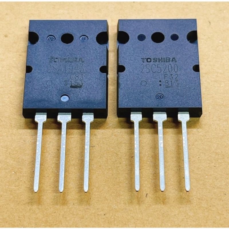 Transitor ทรานซิสเตอร์เบอร์ 2SA1943 และ 2SC5200 งานChinaจำนวน 1 คู่ ...