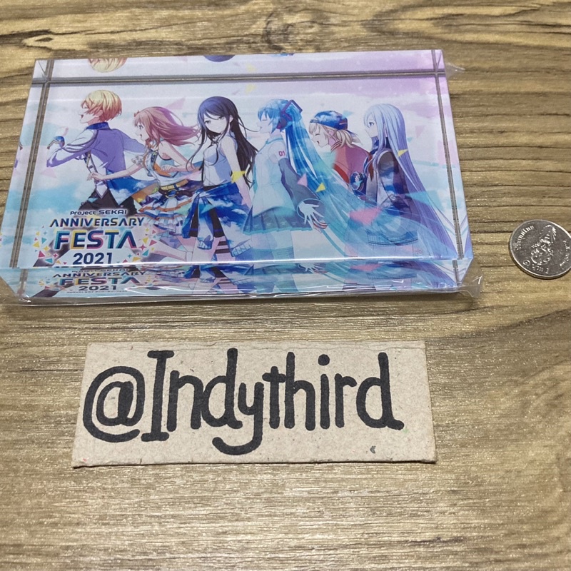 สแตนดี้ อะคริลิกบล็อก Project Sekai 1st Anniversary 2021 (Hatsune Miku ...