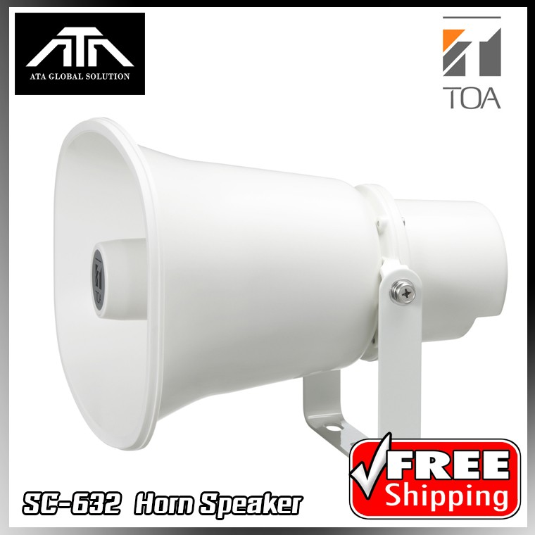 ฮอร์น TOA SC-632 Paging Horn Speaker ลำโพงฮอร์น ประกาศ กระจายข่าว | Shopee Thailand
