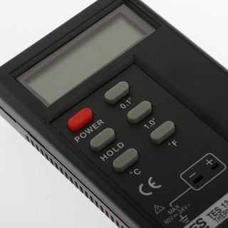 TES TAIWAN เครื่องวัดอุณหภูมิดิจิตอลแบบ K-TYPE TES-1310 Digital ...