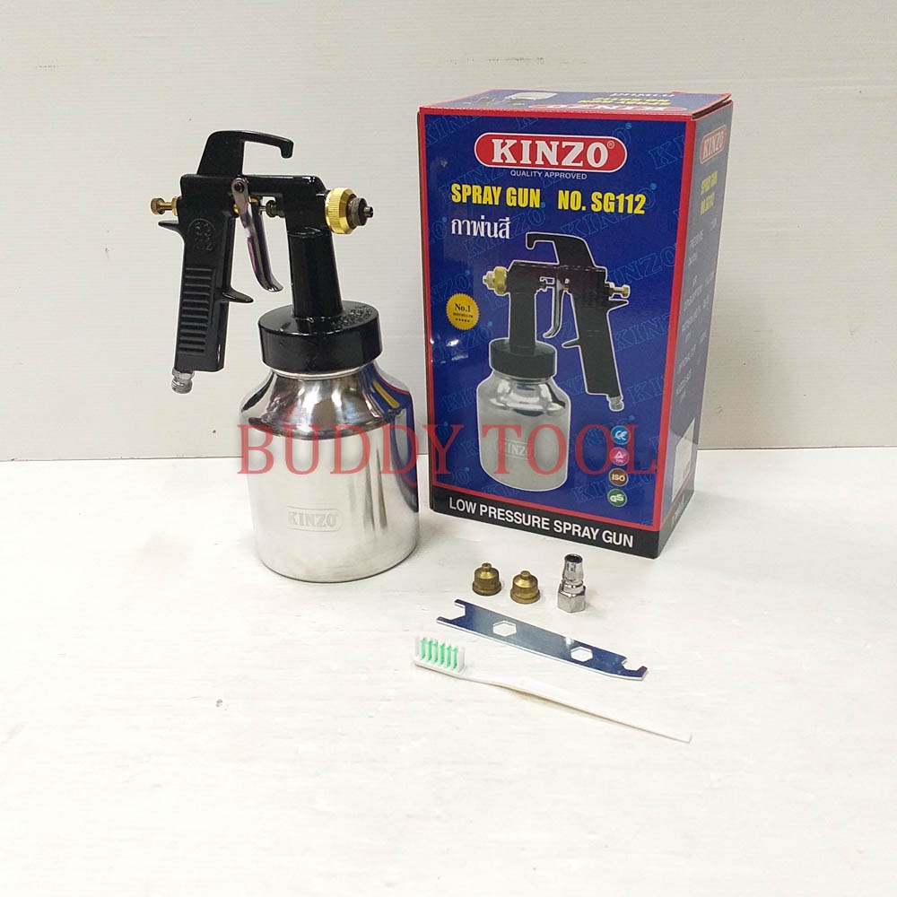 กาพ่นสี KINZO SG112 กาพ่นสี กาล่าง LOW PRESSURE SPRAY GUN | Shopee Thailand