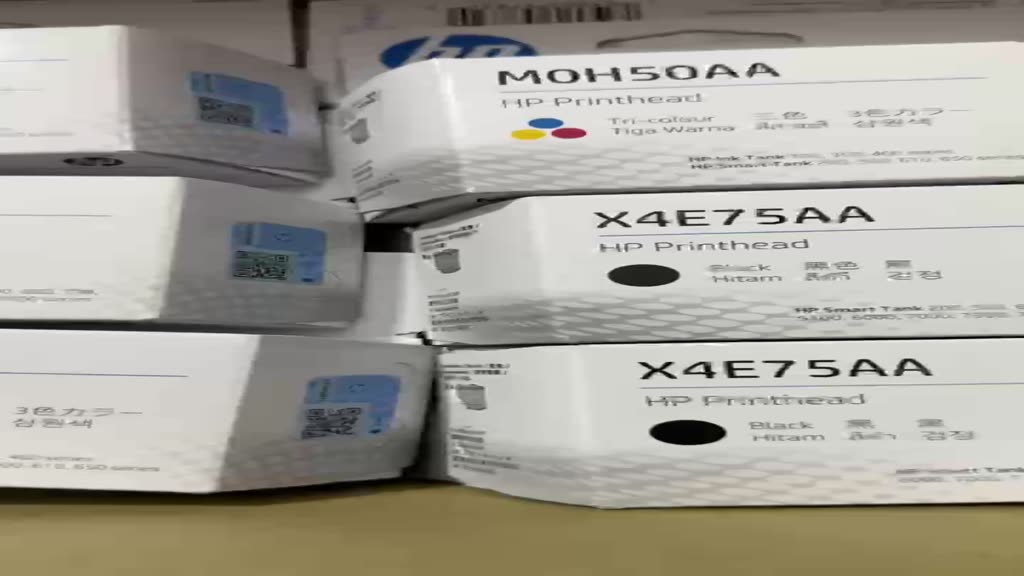 หัวพิมพ์HPสีและสีดำ HP X4E75AA BLACK สำหรับแท๊งค์ HP Smart Tank 500/510 ...