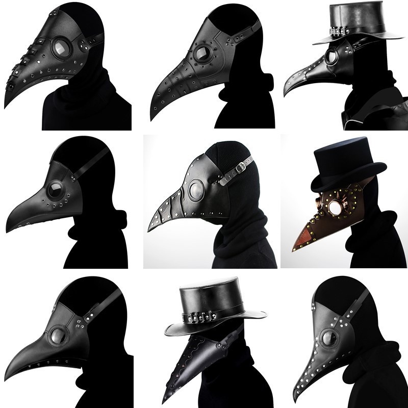 [สินค้าเฉพาะจุด] Crow Mask Beak Mask Crow Doctor Mask Plague Doctor ...