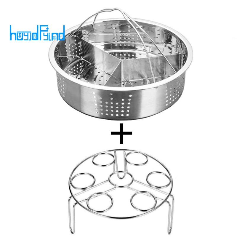 3Pcs/Set Pressure Cooker Accessories Stainless Steel Steam Basket with ...