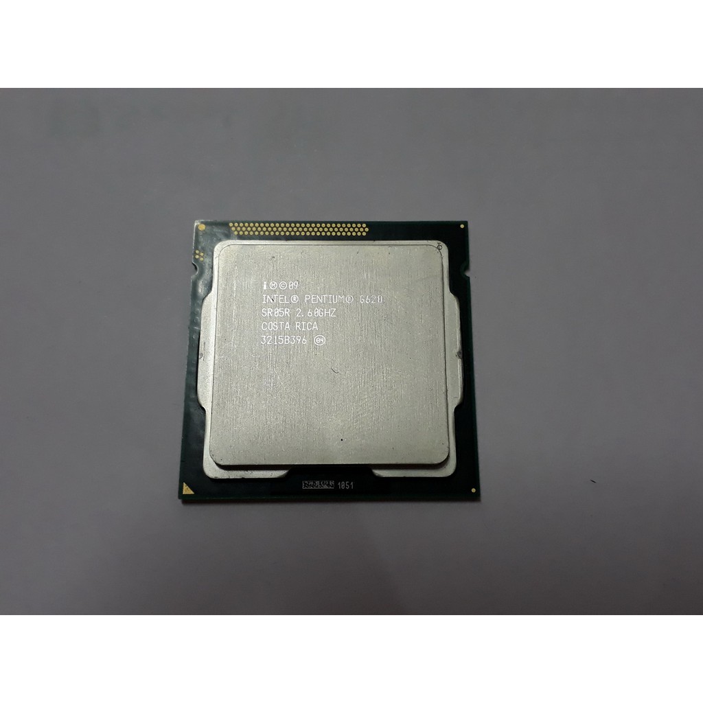 CPU Intel 1155 Pentium G620 (3M Cache, 2.60GHz) 2 คอร์ 2 เทรด | Shopee ...