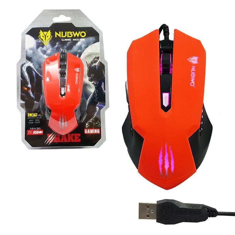 NUBWO เมาส์หมาป่า รุ่น Drake NM-35 | Shopee Thailand