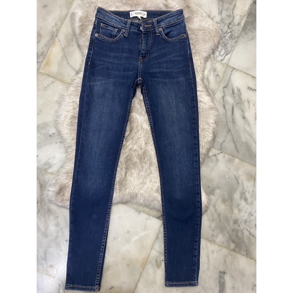 กางเกงยีนส์เอวสูง ยี่ห้อ MANGO | Shopee Thailand