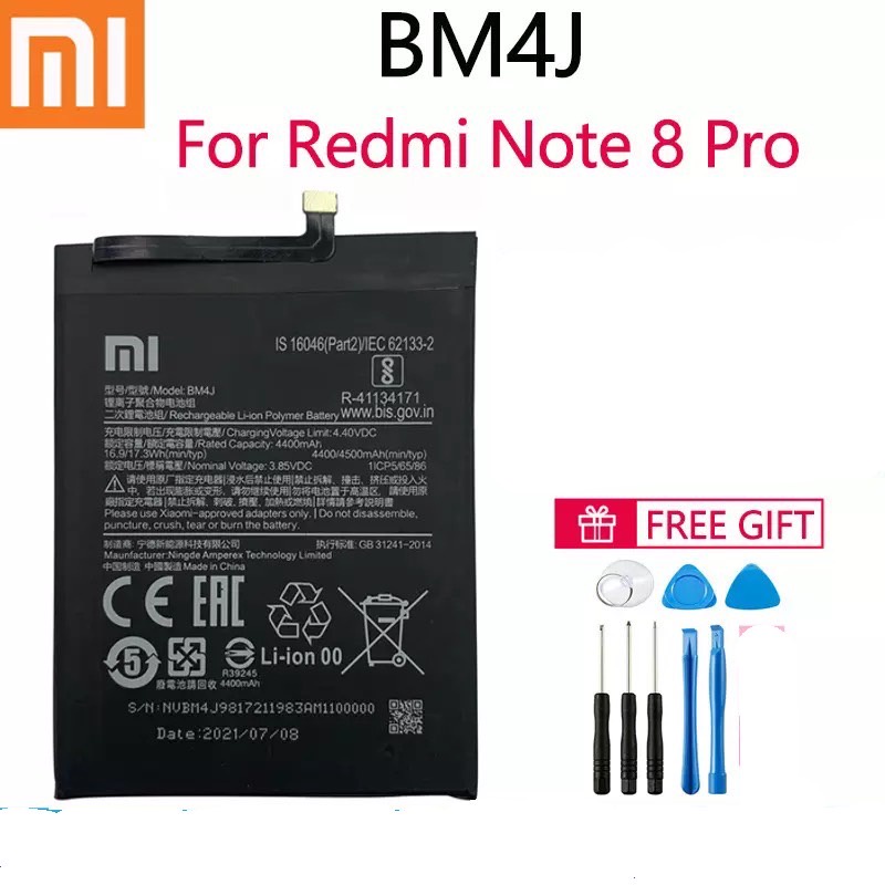 แบตเตอรี่ Xiaomi Redmi Note 8 Pro BM4J 4500mAh ส่งจาก กทม | Shopee Thailand
