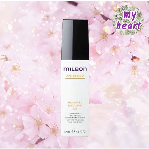 Milbon Anti-Frizz Humidity Blocking Oil 120 g ออยล์บำรุงเส้นผม สำหรับผม ...