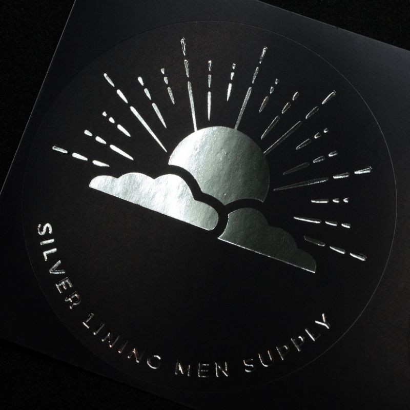 Silver Lining Men Supply Stickers | Shopee Thailand