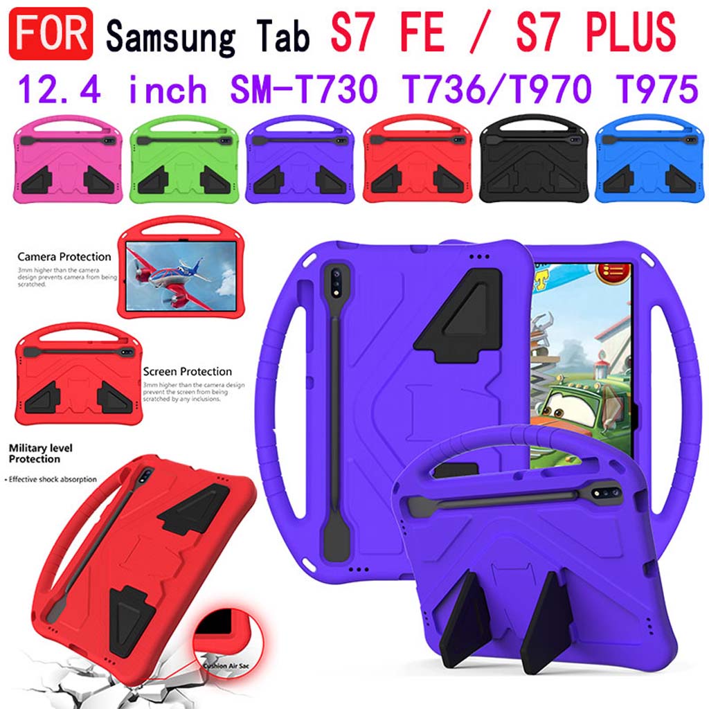 SAMSUNG สําหรับSamsung Tab S7FE 12.4 นิ้วT730 T736 S7 FE 2021 Tab S7 ...