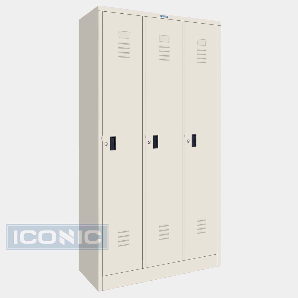 ตู้ล็อคเกอร์ 3 ช่อง (ทรงสูง) รุ่น MLKH-3 | Shopee Thailand