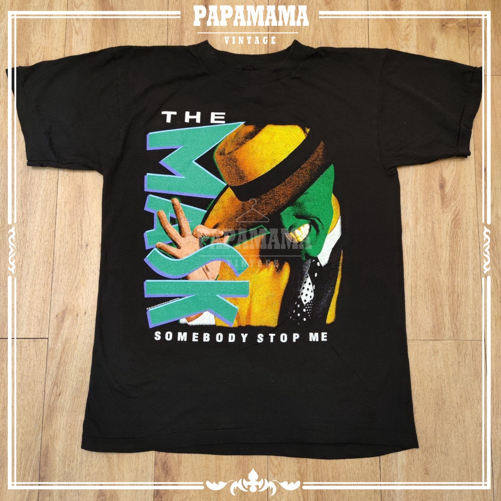[ THE MASK ] Movie's Promote shirt The Jim Carrey Version เสื้อหนัง ...