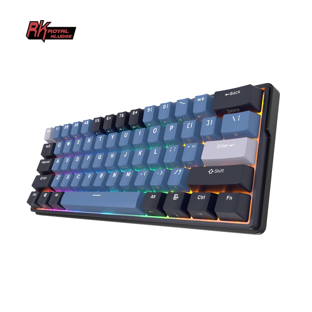 [โค้ดคุ้มลด 20%] Royal Kludge RK61 PLUS RK 61 PLUS RGB Hotswap RK/ คีย์ ...